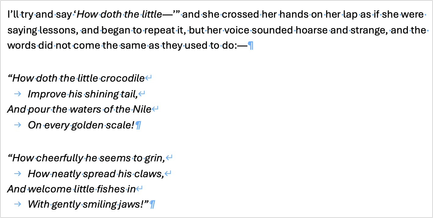 Five Invisible Characters That Still Matter in Word Processing and Layout